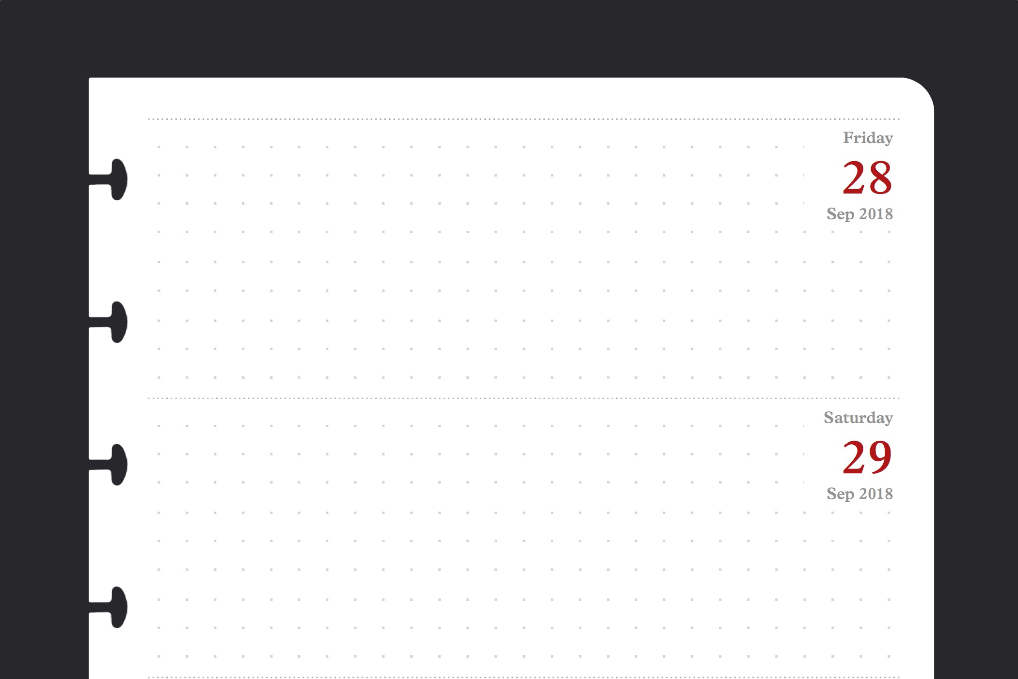 Six Month Weekly Diary Pack (A5, One-week-to-TWO-pages) - William ...